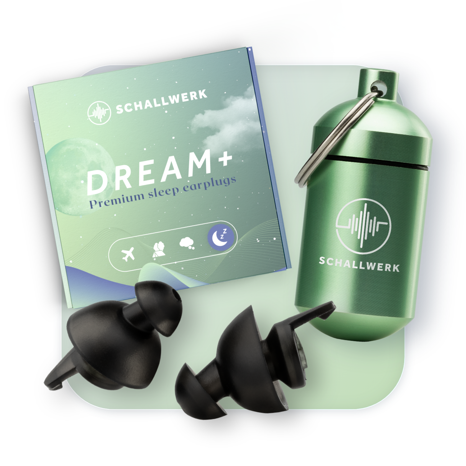 Schallwerk Dream+ | Hearing protection earplugs for sleeping – SCHALLWERK®